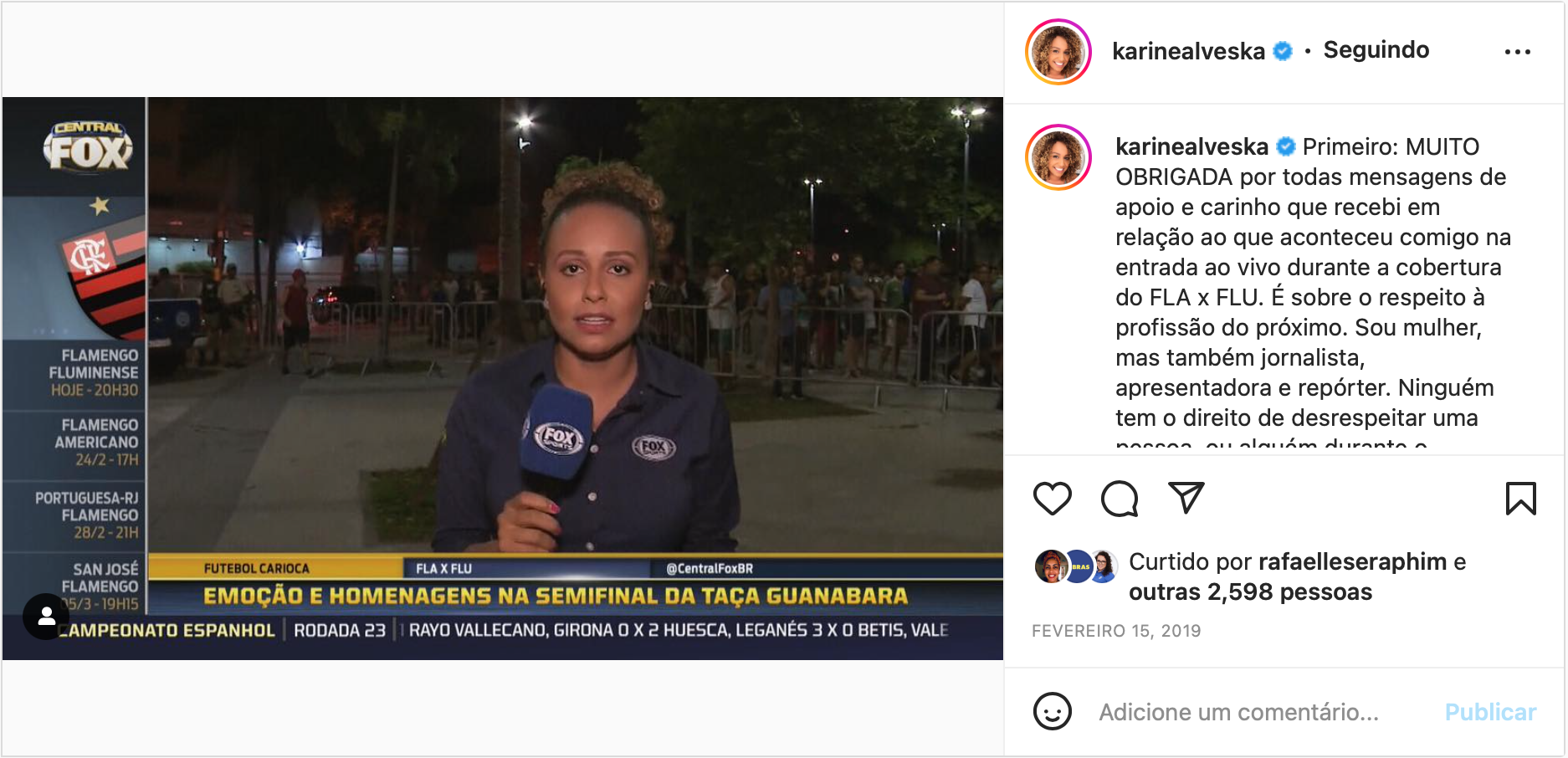 Perfil: Karine, cantora. Karine, jornalista. Karine, mulher. Karine, do ...